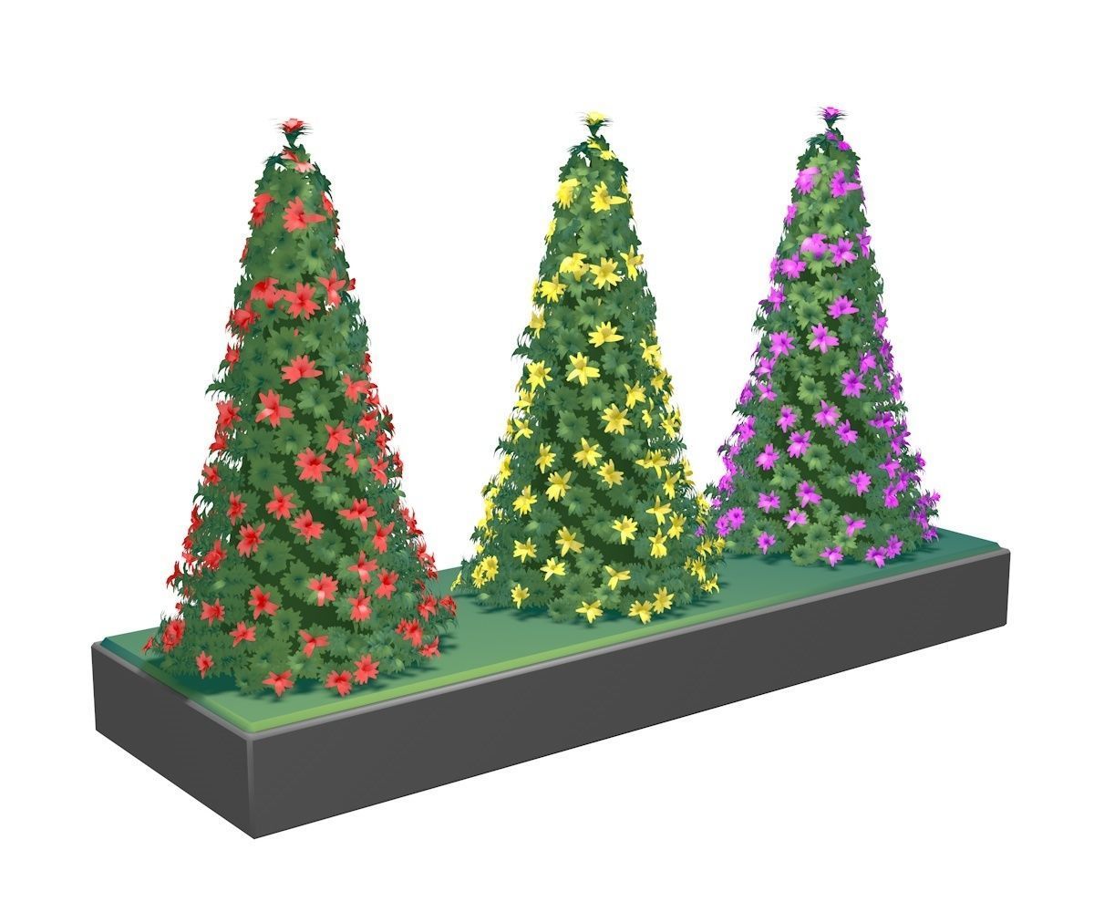 Flower tree 3D model | CGTrader