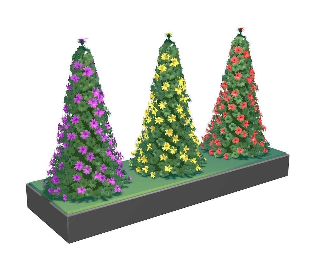 Flower tree 3D model | CGTrader