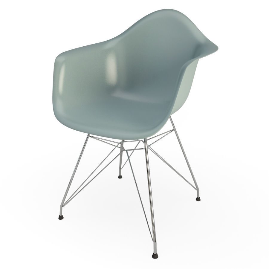 Eames DAR DAX Armchairs Vitra 3D model | CGTrader