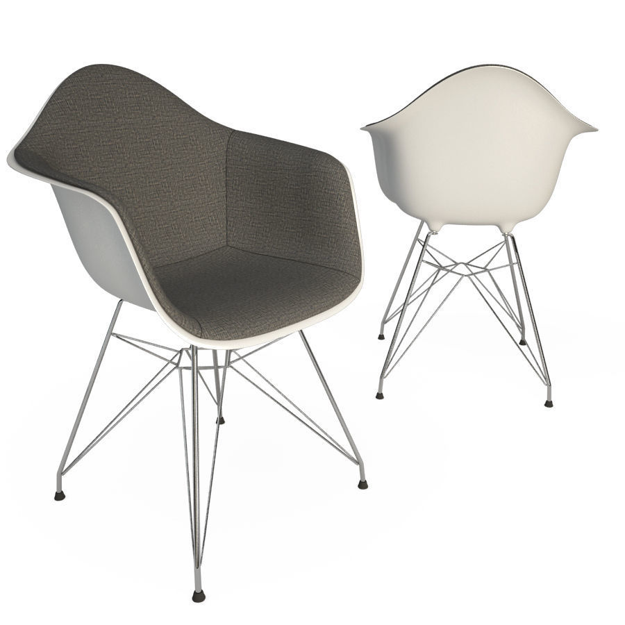 Eames DAR DAX Armchairs Vitra 3D model | CGTrader