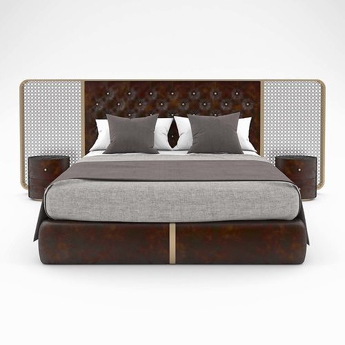Chevron Bed 3D model | CGTrader