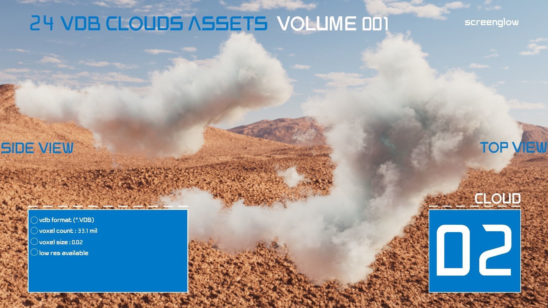 VDB Clouds Volume 1 3D model | CGTrader