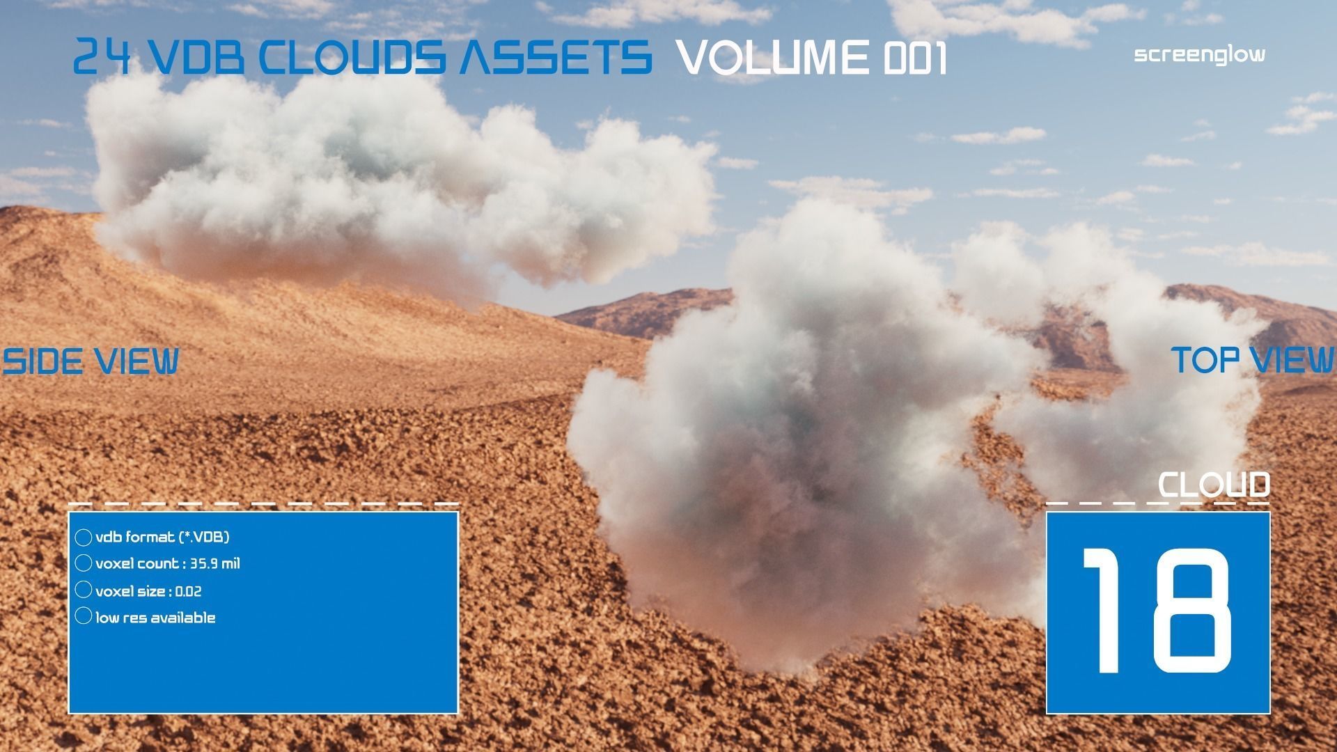 VDB Clouds Volume 1 3D model | CGTrader
