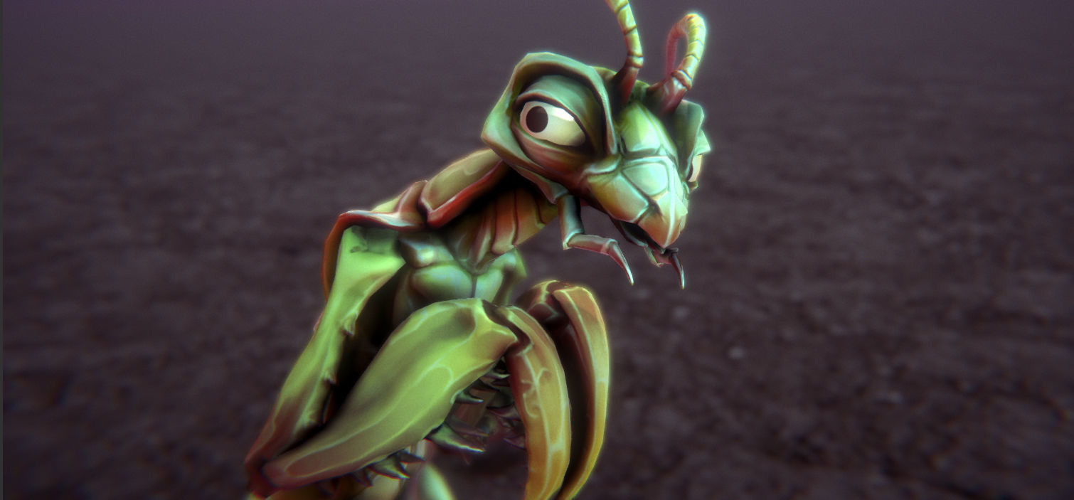 3D model Insect Characters VR / AR / low-poly rigged animated | CGTrader