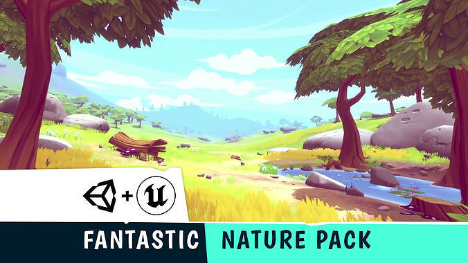 3D model FANTASTIC - Nature Pack VR / AR / low-poly | CGTrader