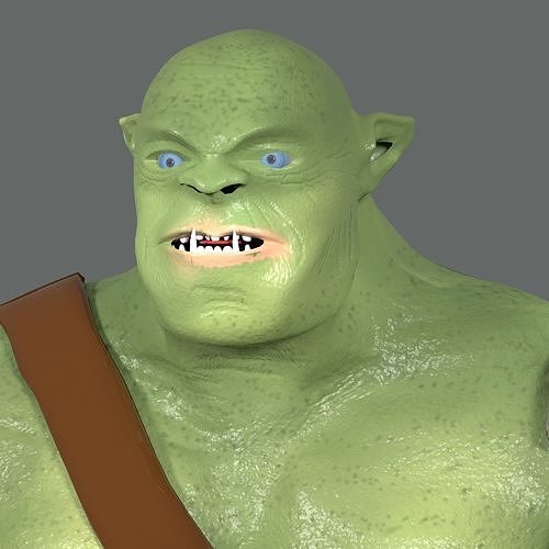 Orc Animated 3D model animated rigged | CGTrader