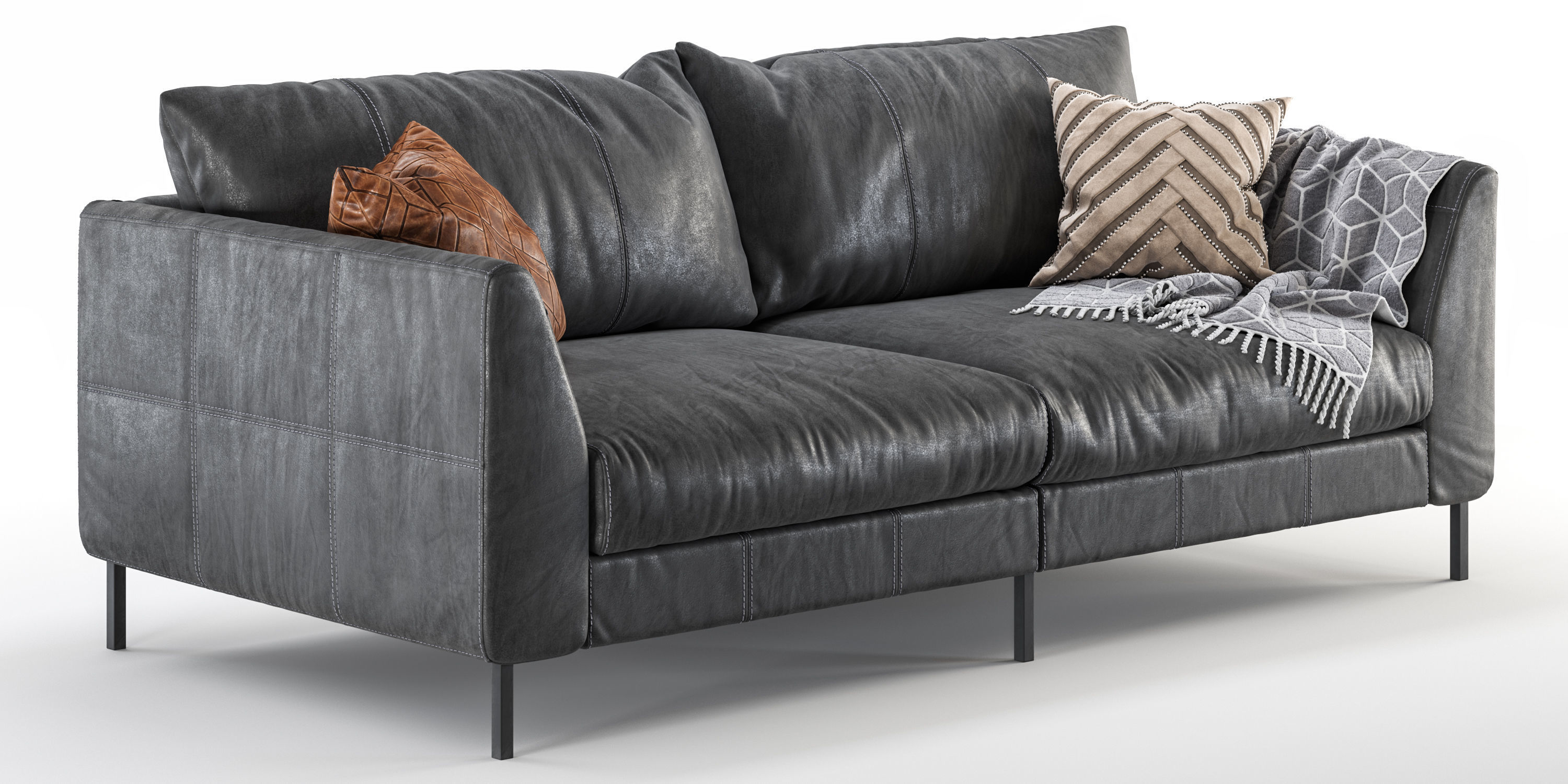 Loft sofa 220 cm 3D model | CGTrader