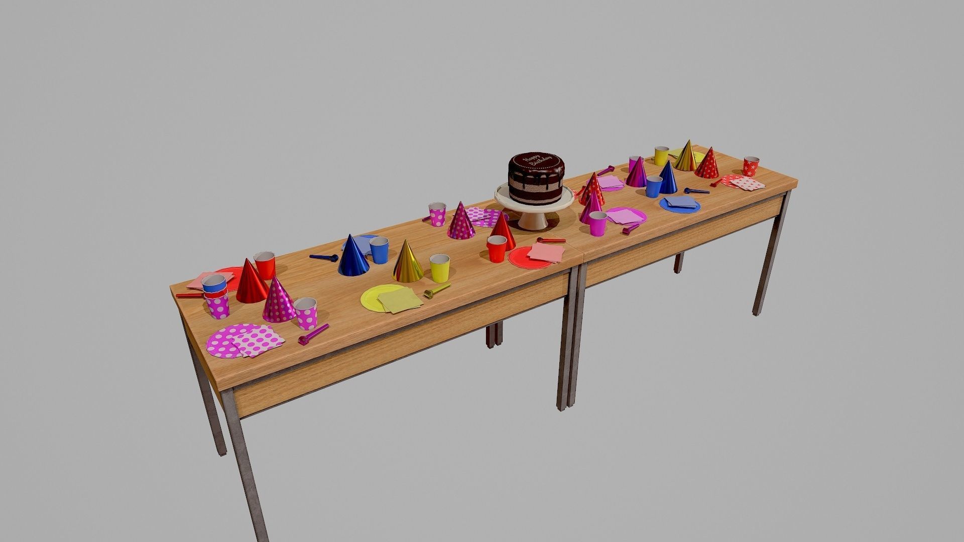 3D model Party Supply Pack - Birthday Props Pack - Party Props Pack VR ...