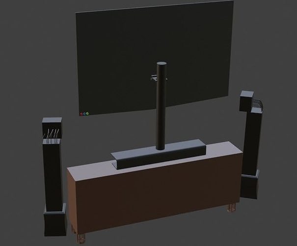 3D model Simple TV VR / AR / low-poly | CGTrader