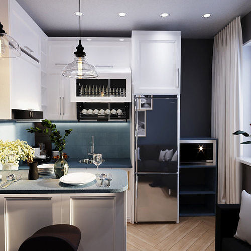 Full flat design 3D model | CGTrader