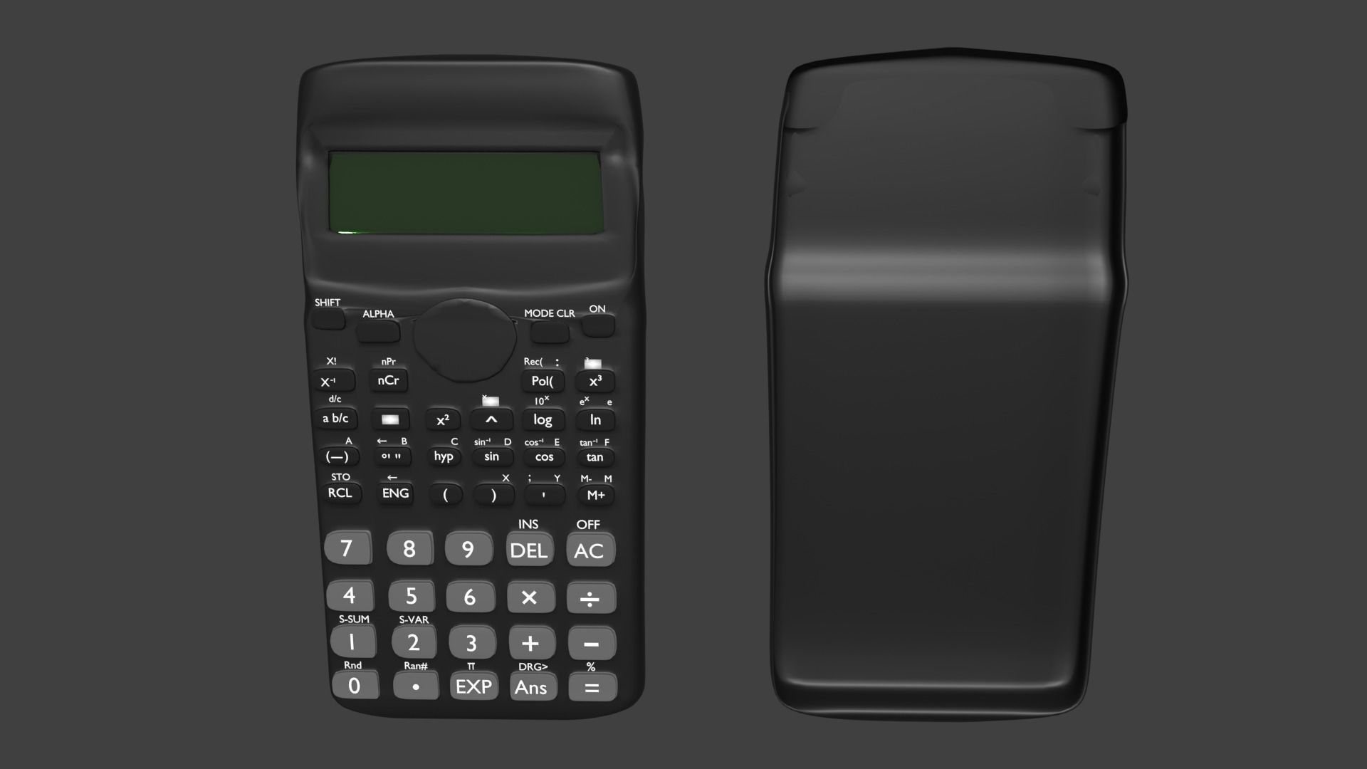 Scientific Calculator free 3D model | CGTrader