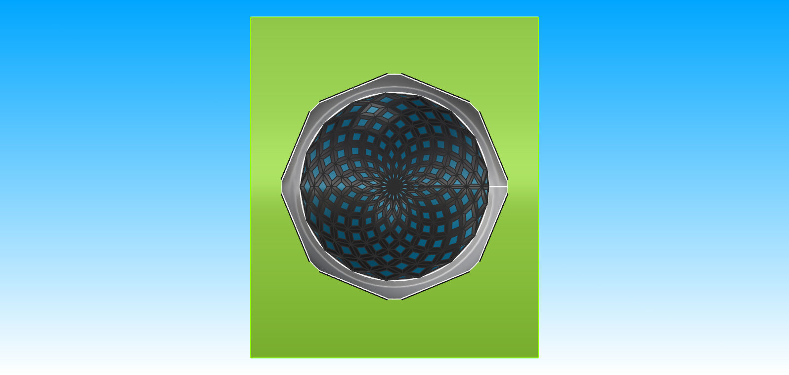 3D Dome large arena structure with atrium 3D model | CGTrader