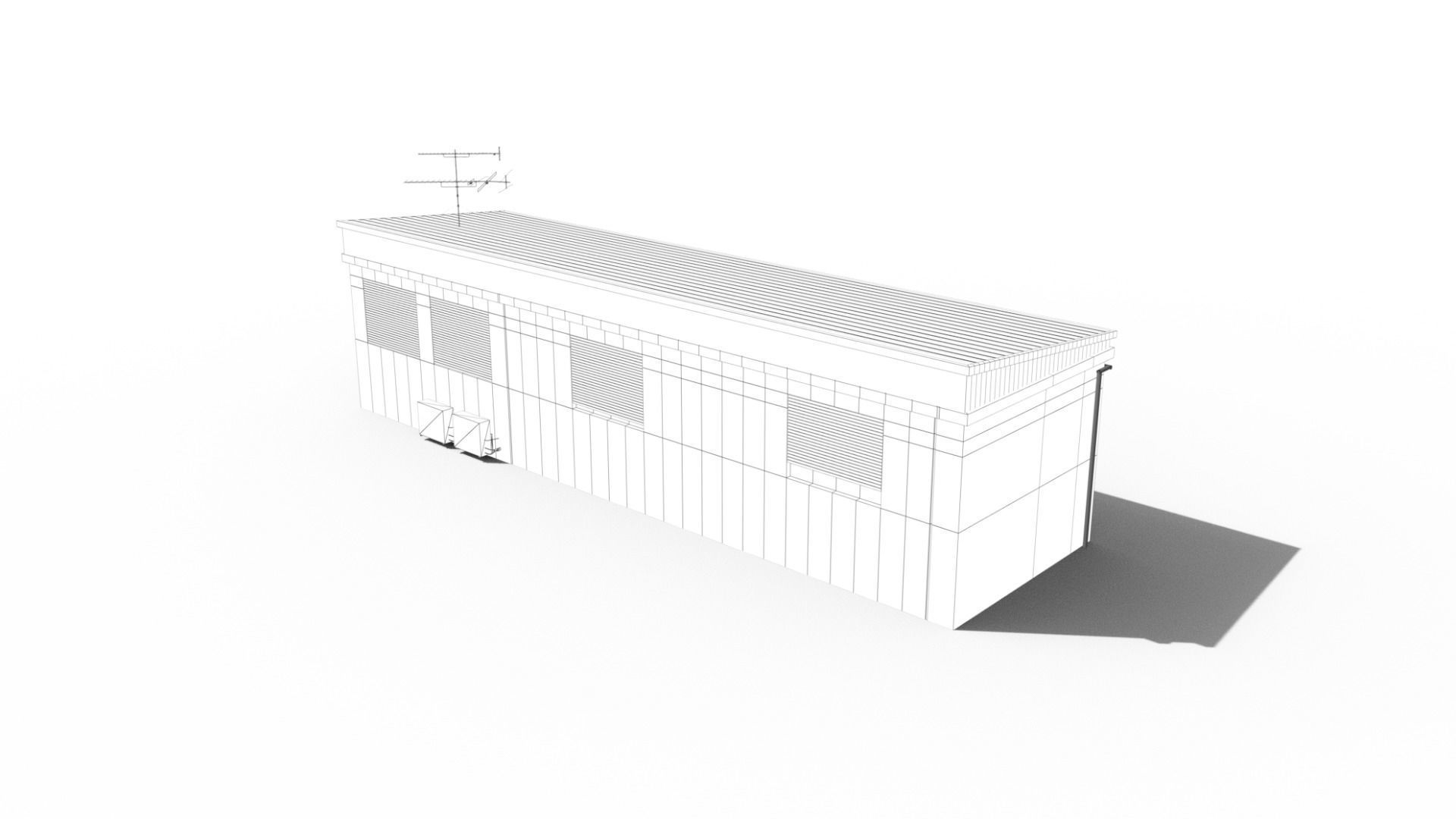 Sci Fi building pack - Building Stack - DMP asset pack - 3D model ...