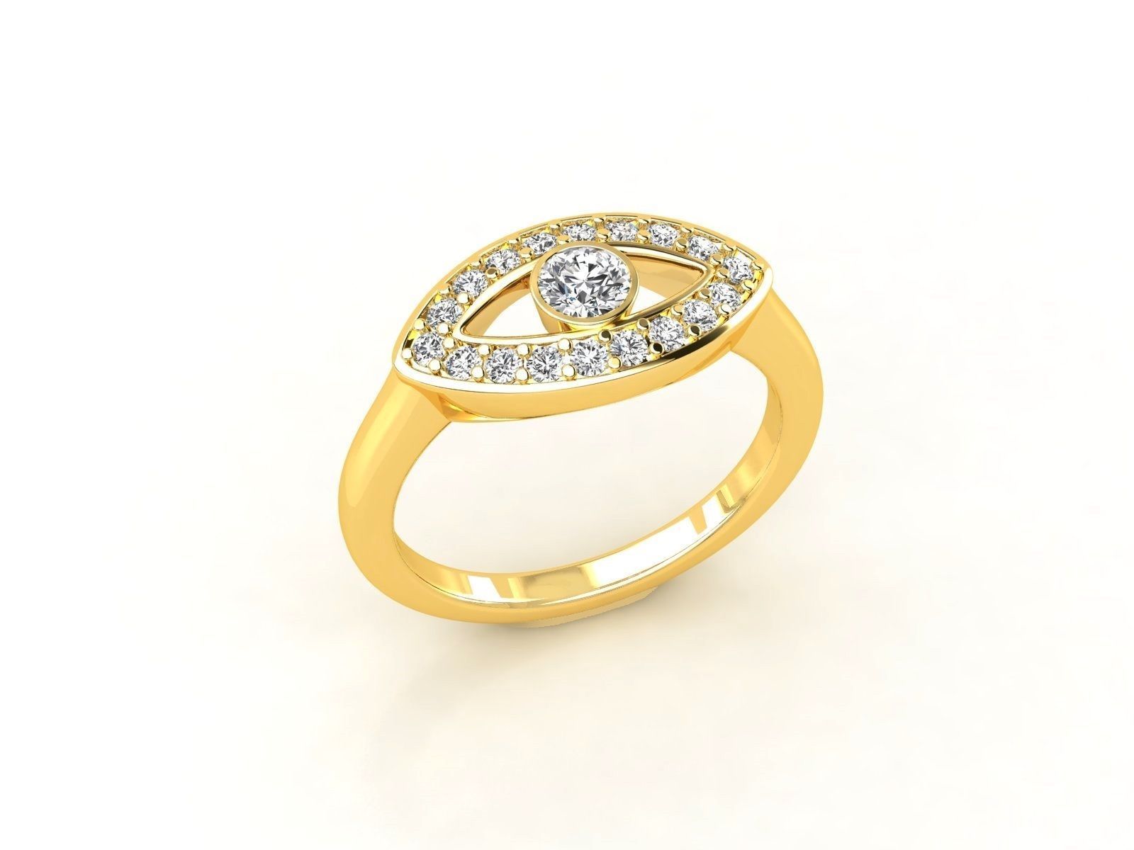 Ring Eye 3D model 3D printable | CGTrader