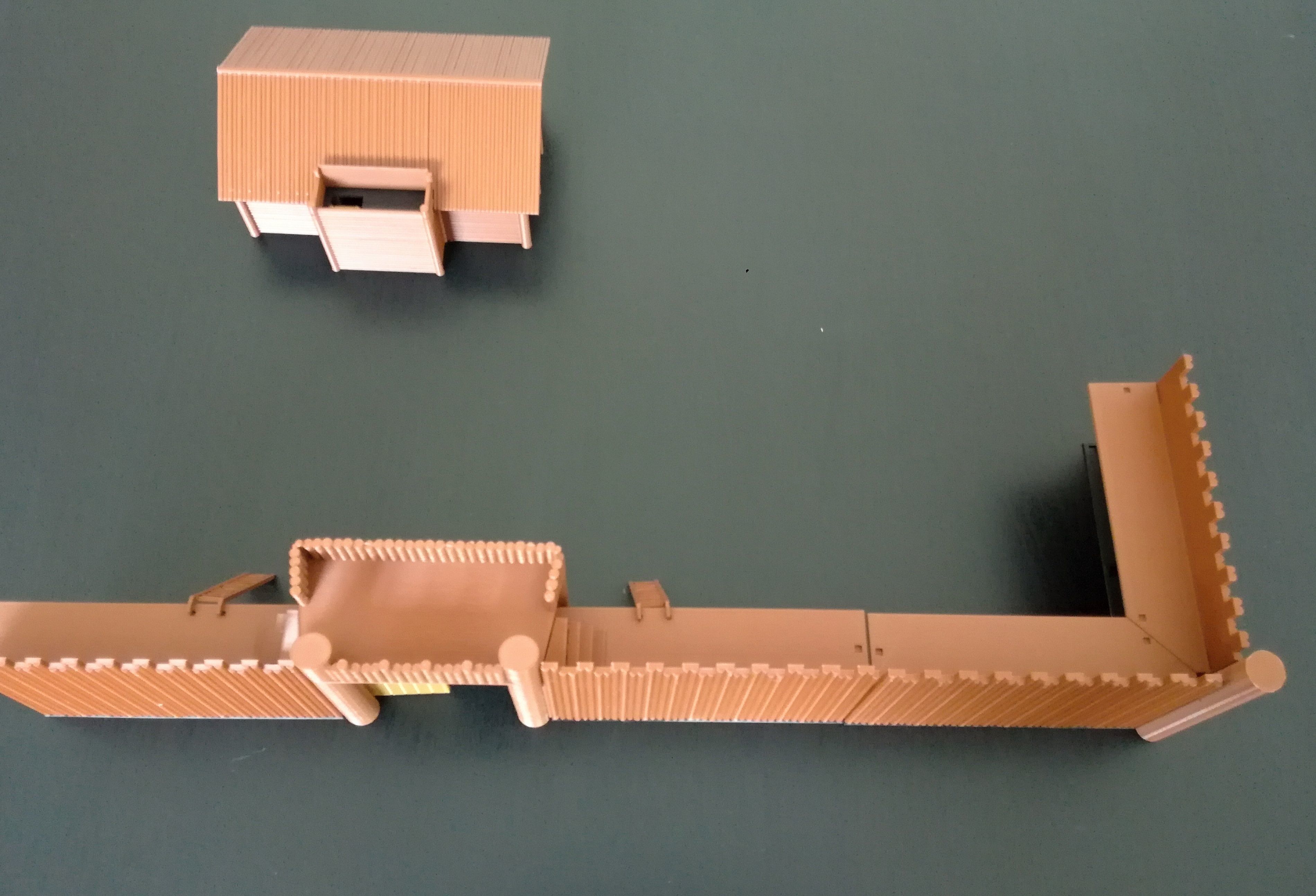 THE DEFENSIVE WALL 3D model 3D printable | CGTrader