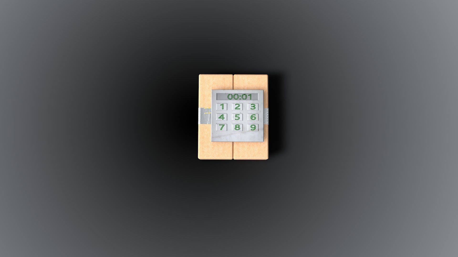 C4 BOMB free VR / AR / low-poly 3D model animated | CGTrader