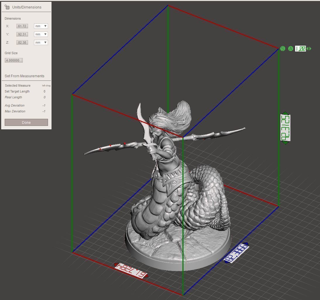 Naga Character 3D model 3D printable | CGTrader