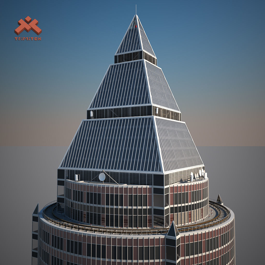 MesseTurm Skyscraper Detailed 3D model | CGTrader