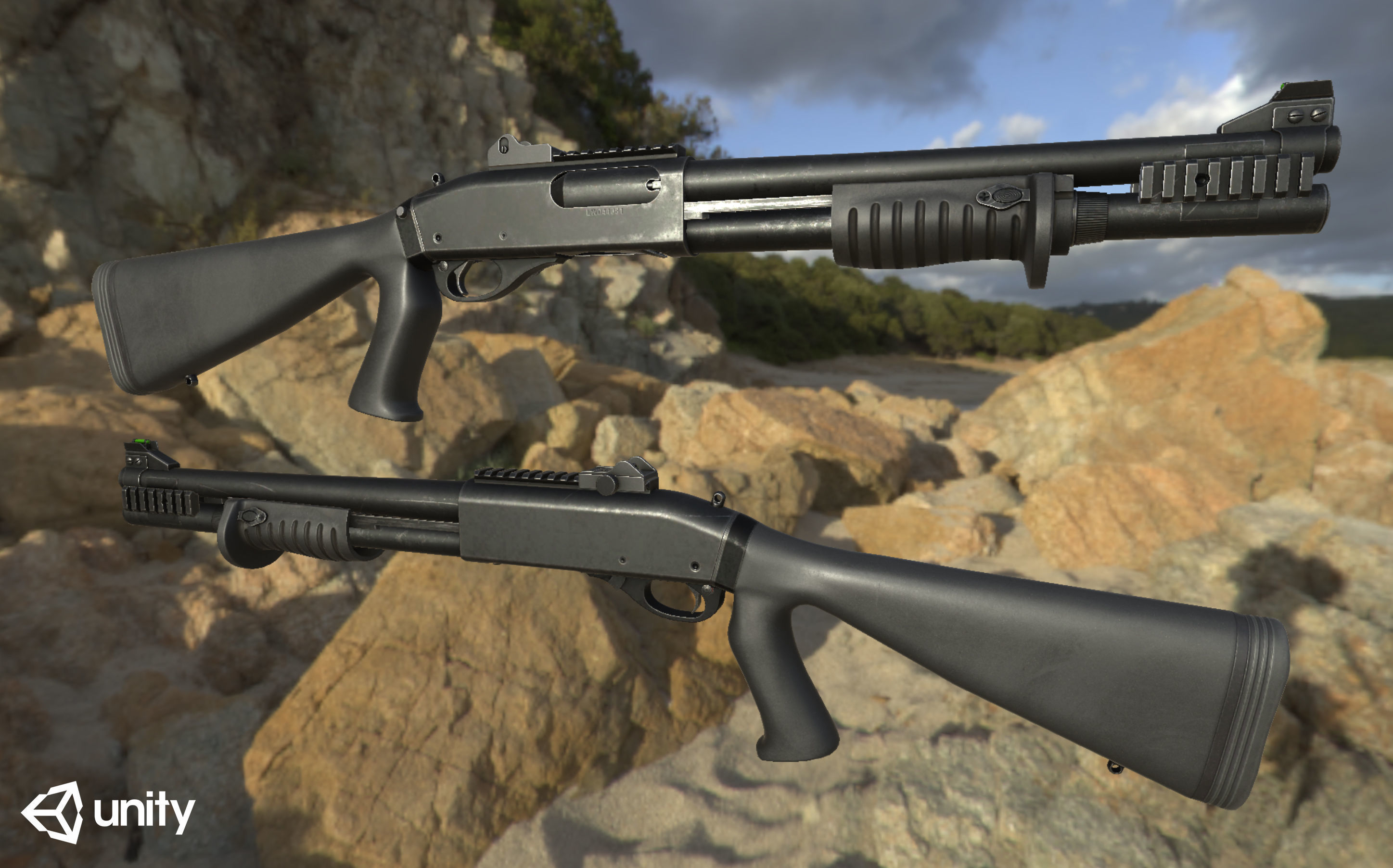 3D model 870 MCS Shotgun VR / AR / low-poly | CGTrader