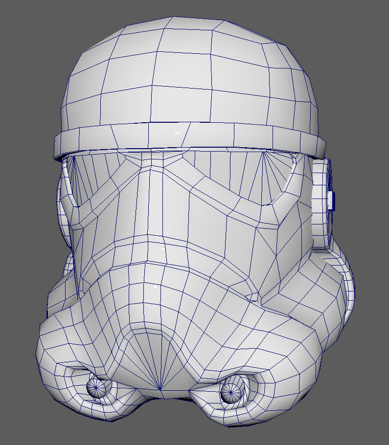 3D model Stormtrooper Lowpoly model VR / AR / low-poly | CGTrader