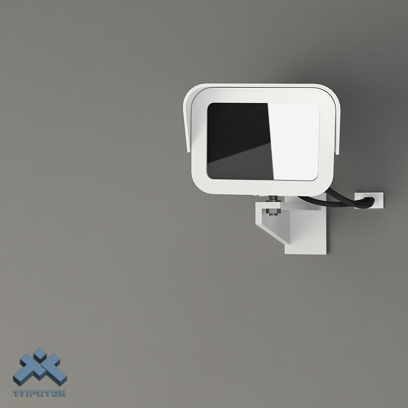 Rigged Security Camera 3D model rigged | CGTrader