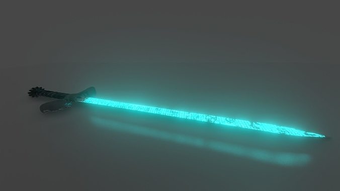 Shining sword 3D model | CGTrader