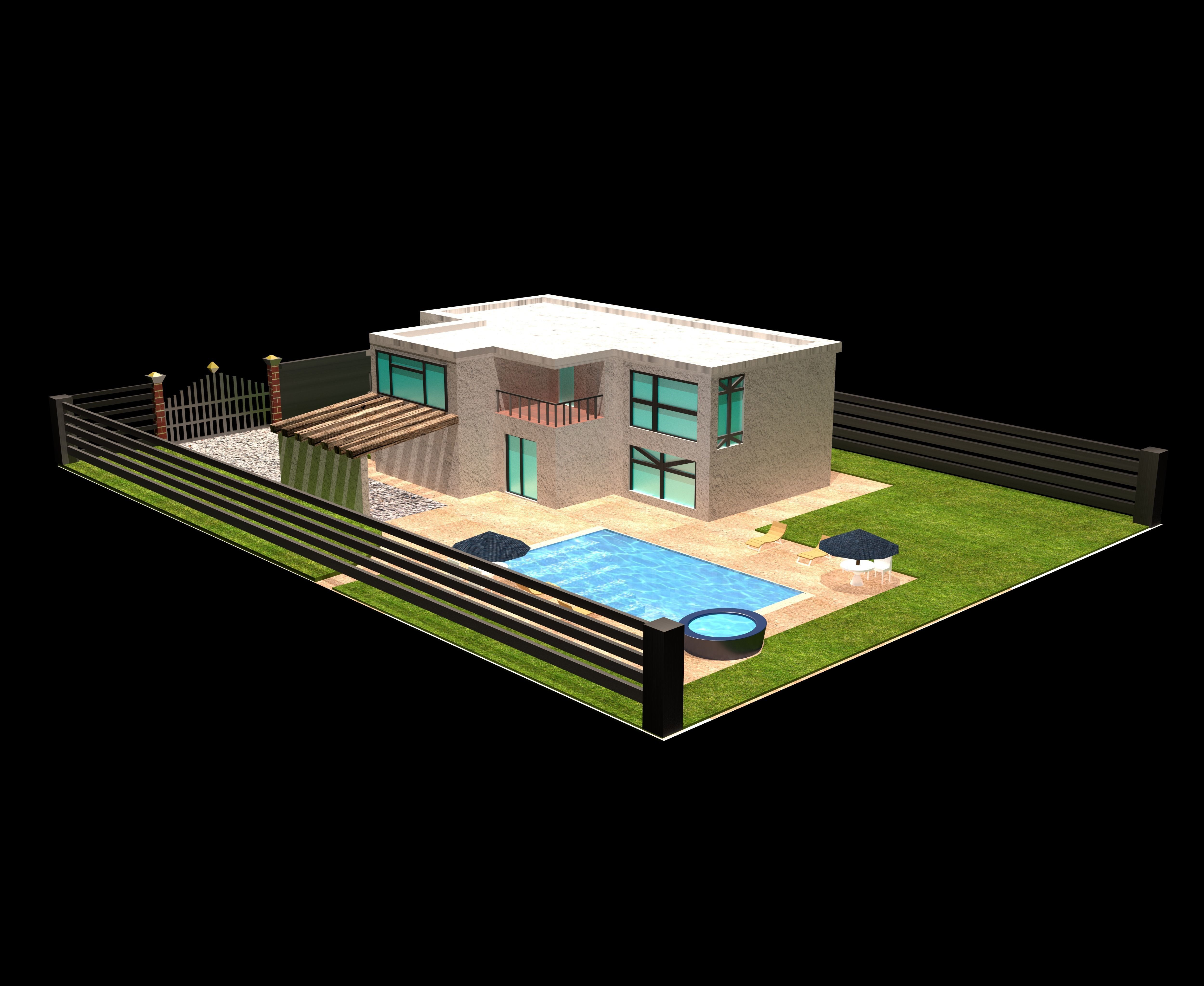 Mansion 3D | CGTrader