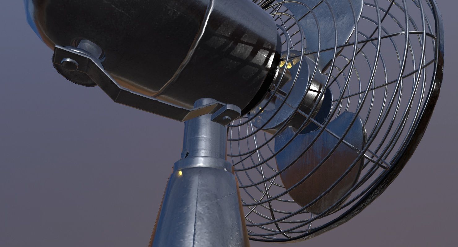 3D model Desk Fan Game Ready VR / AR / low-poly | CGTrader