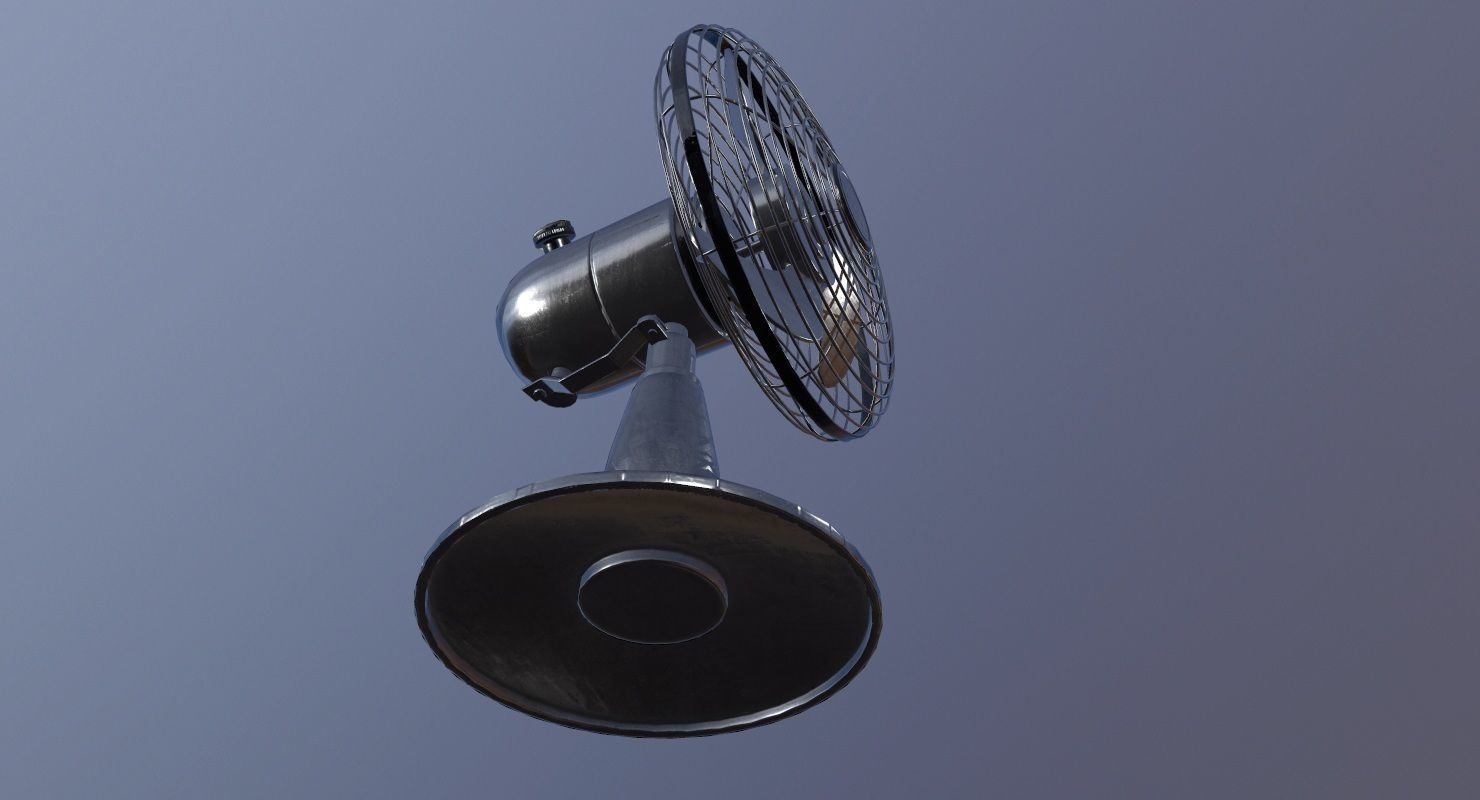3D model Desk Fan Game Ready VR / AR / low-poly | CGTrader