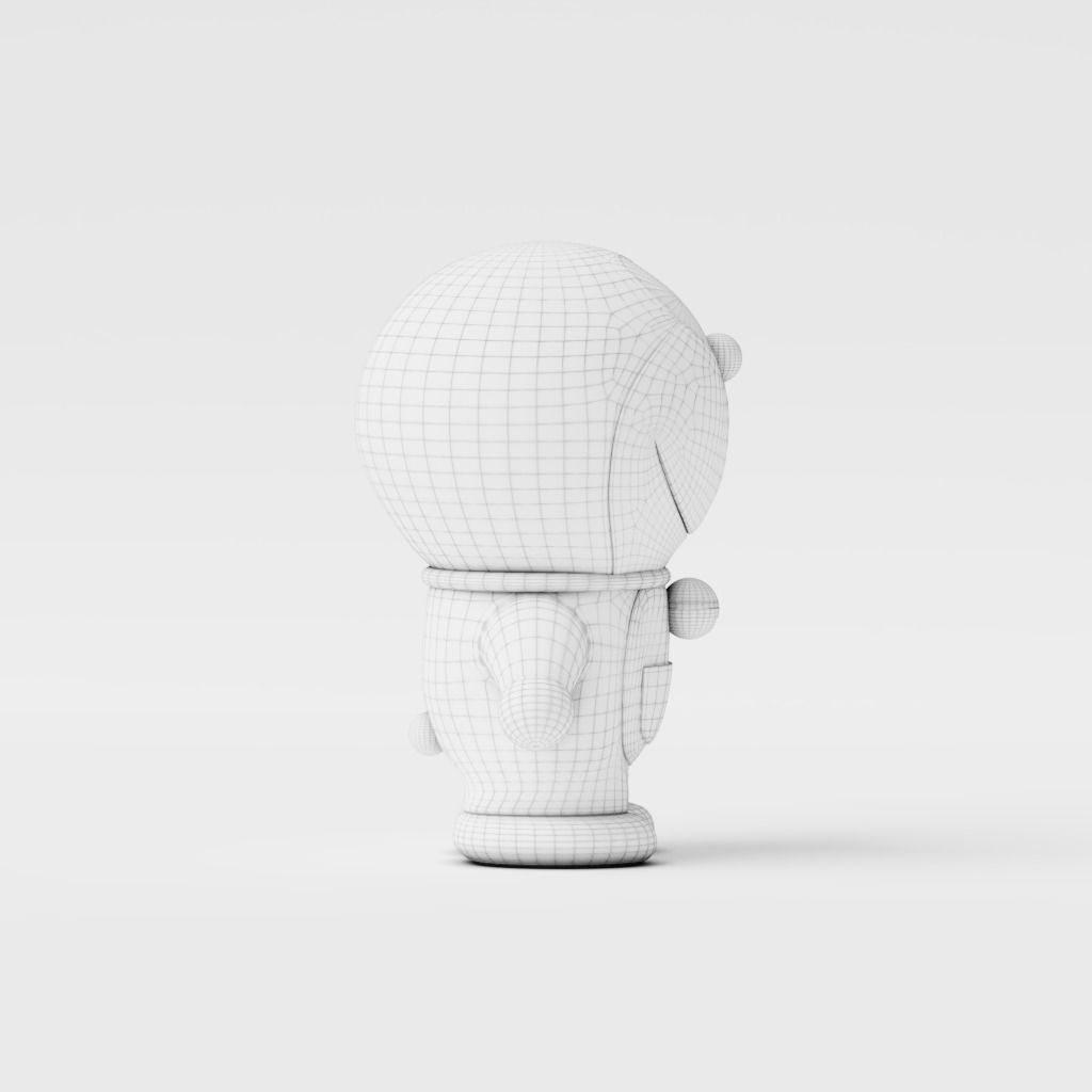 3D model Doraemon figurine VR / AR / low-poly | CGTrader