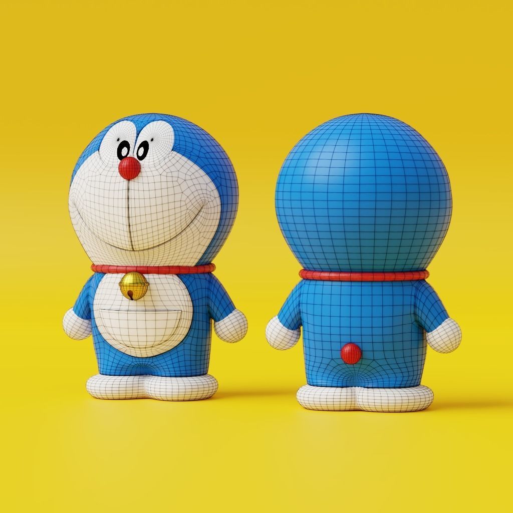 3D model Doraemon VR / AR / low-poly | CGTrader