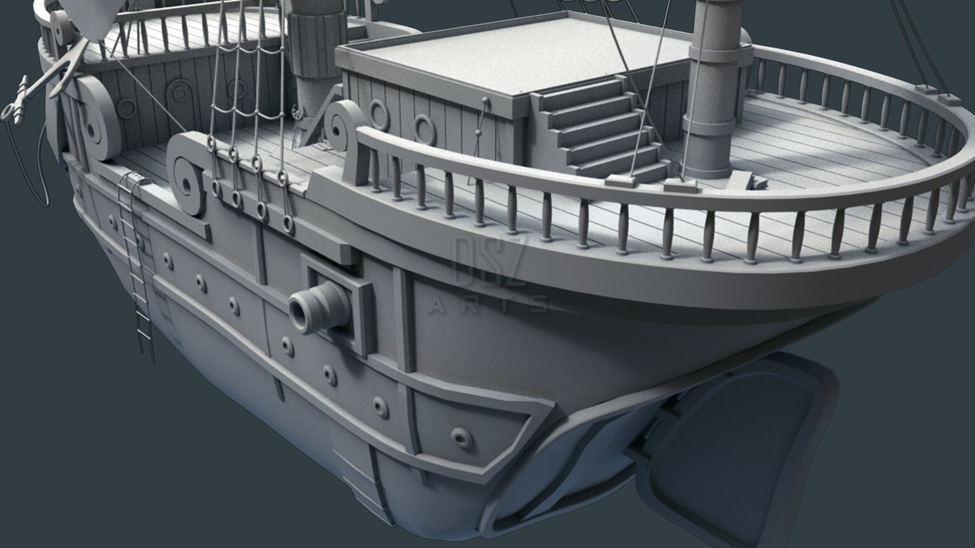 Going Merry - One Piece by DSZarts 3D model | CGTrader