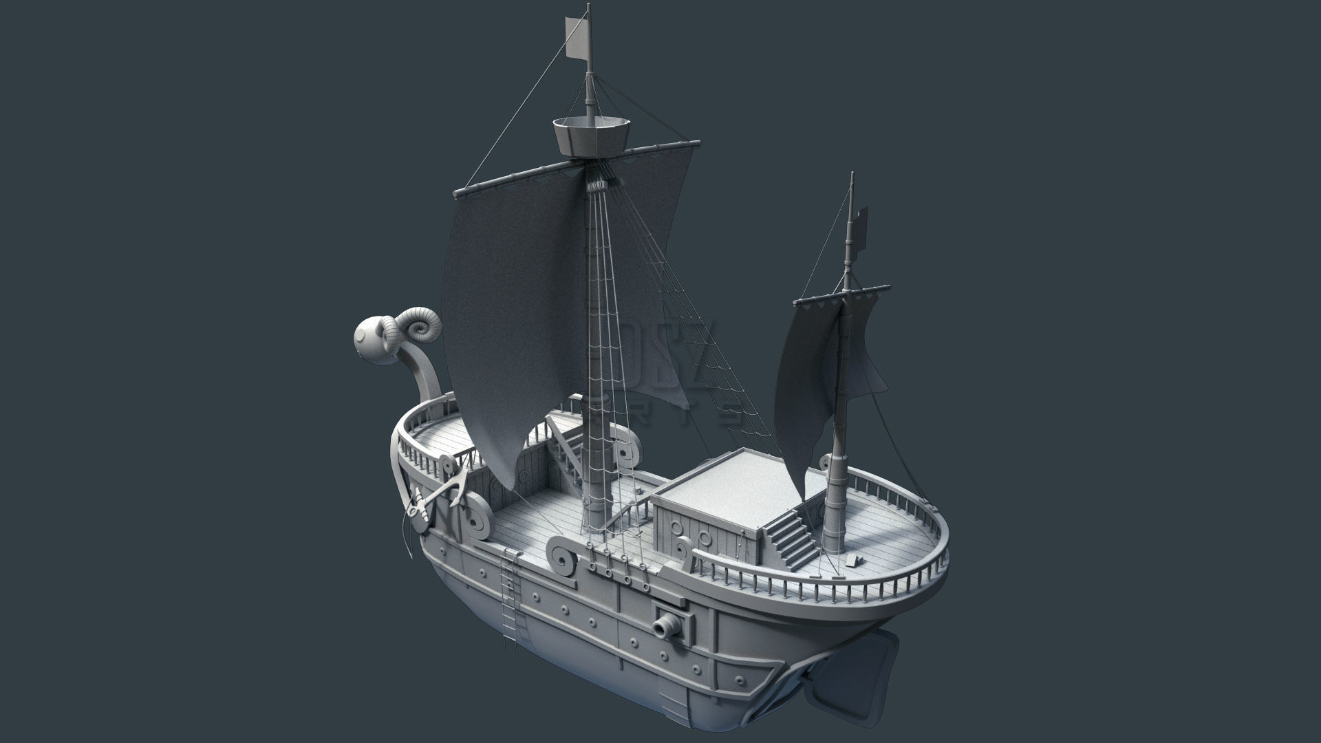 Going Merry - One Piece by DSZarts 3D model | CGTrader