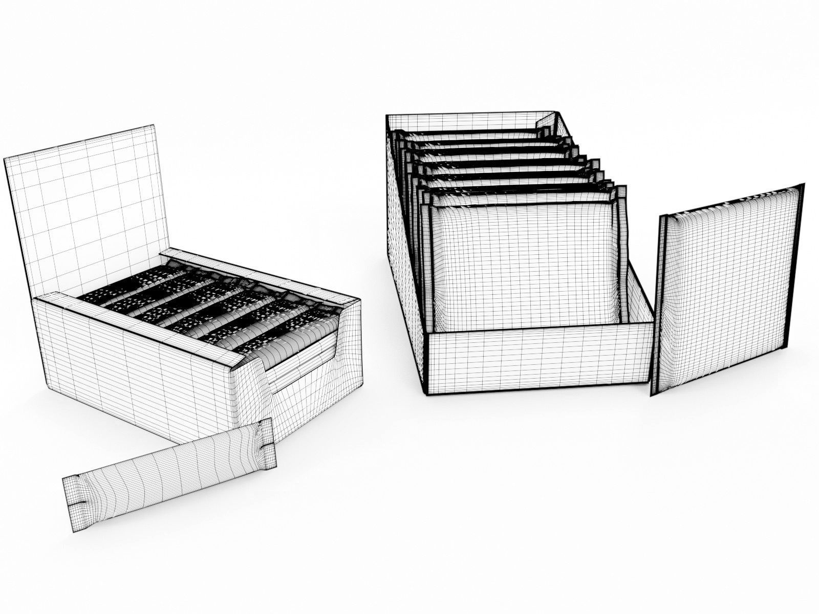 Candy bars with shelf ready display trays Dairy Milk 3D model | CGTrader