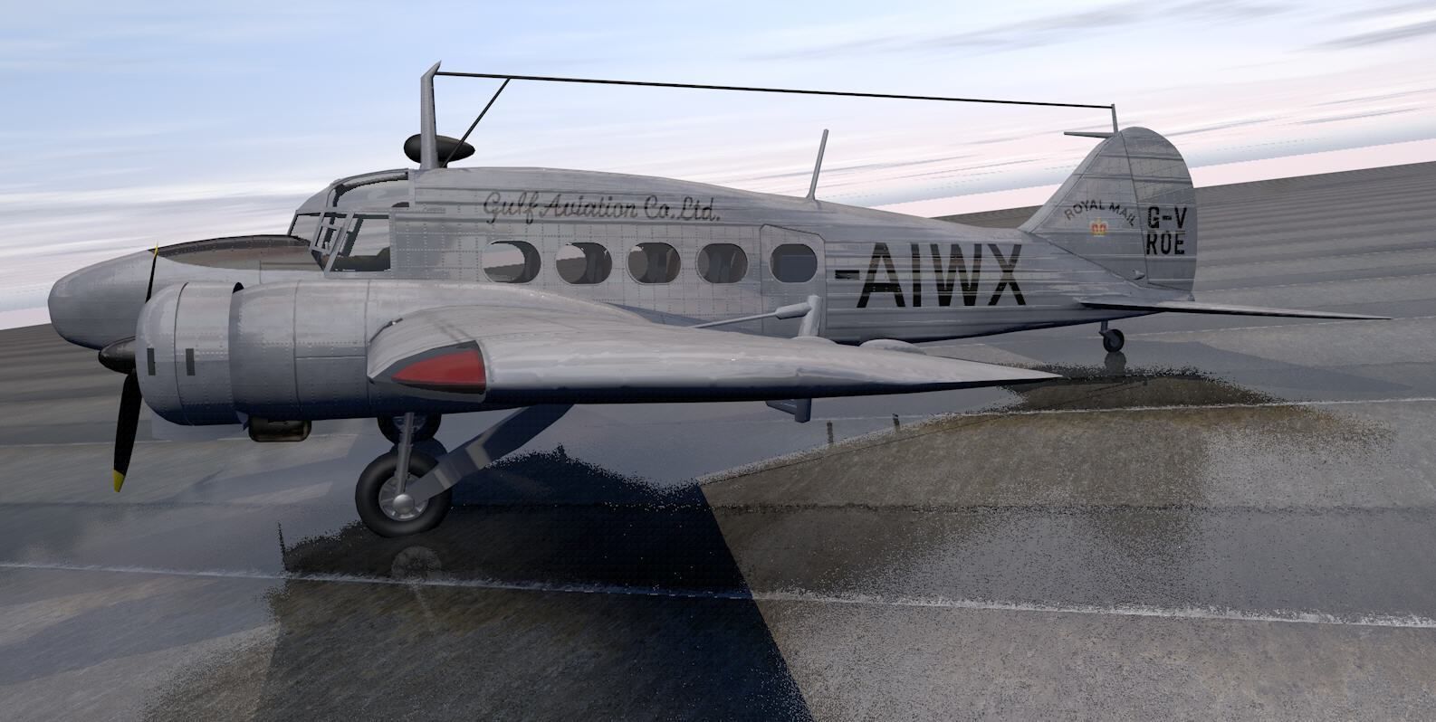 Avro 652 Anson C-1 3D model | CGTrader