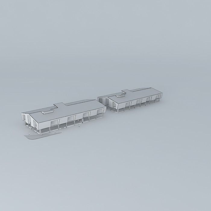 rural market project 3D model | CGTrader