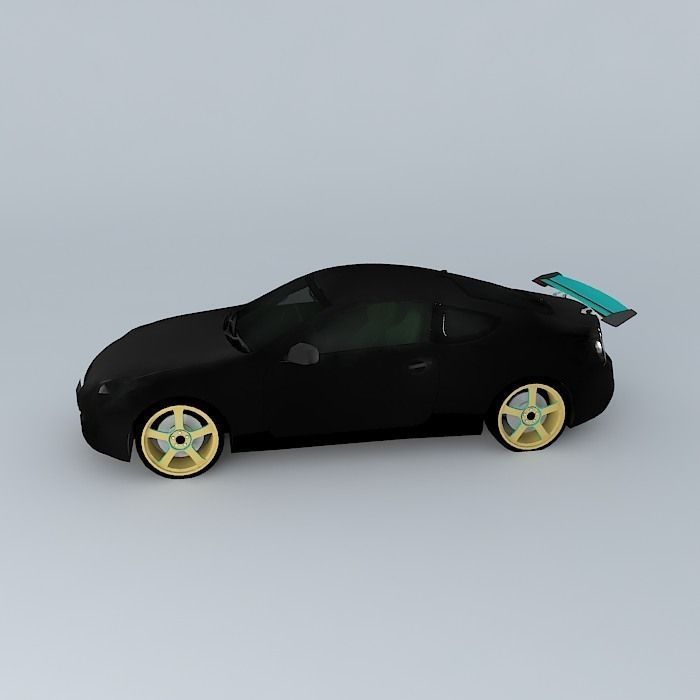 RHD Hyundai Genesis Coupe - Vocaloid Itasha Tuner free 3D model | CGTrader