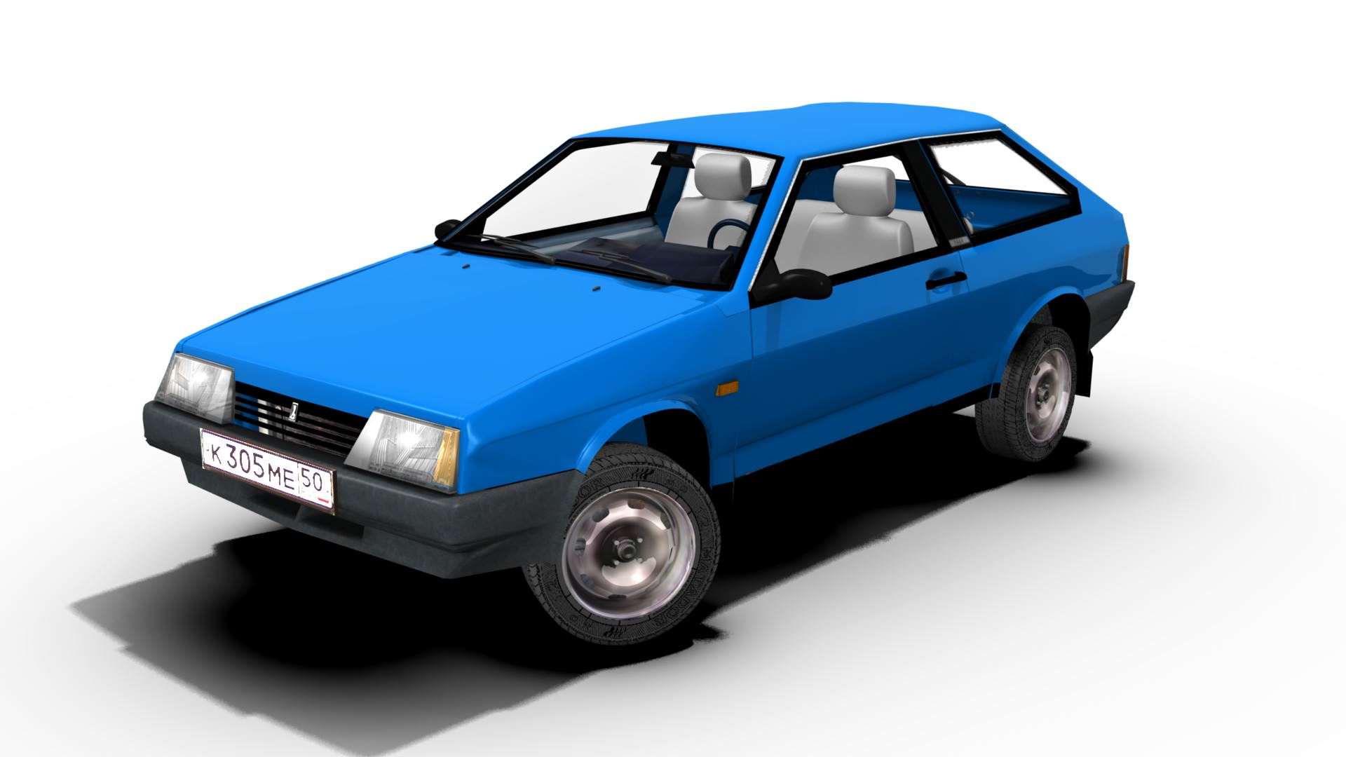 Lada Sputnik Samara 1984 3D model | CGTrader