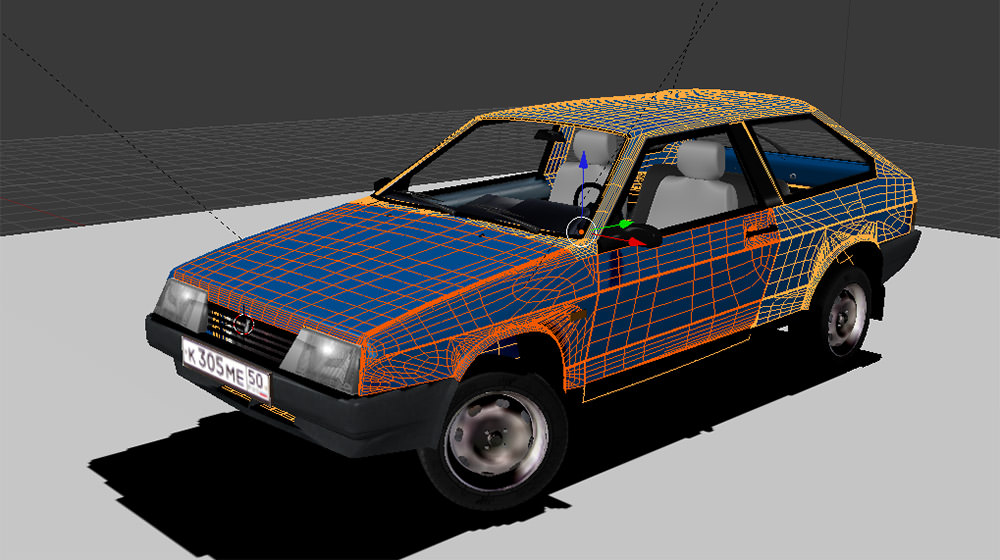 Lada Sputnik Samara 1984 3D model | CGTrader