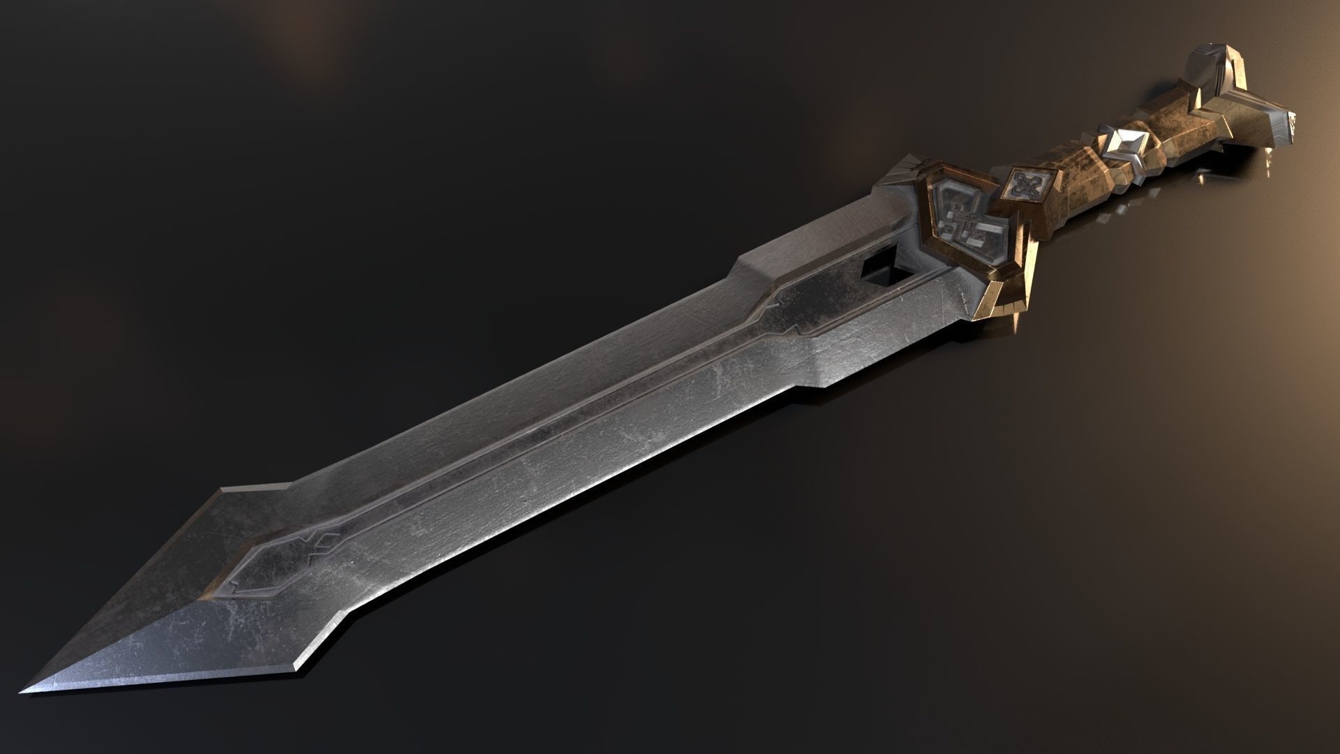 3D model Deathless Sword VR / AR / low-poly | CGTrader