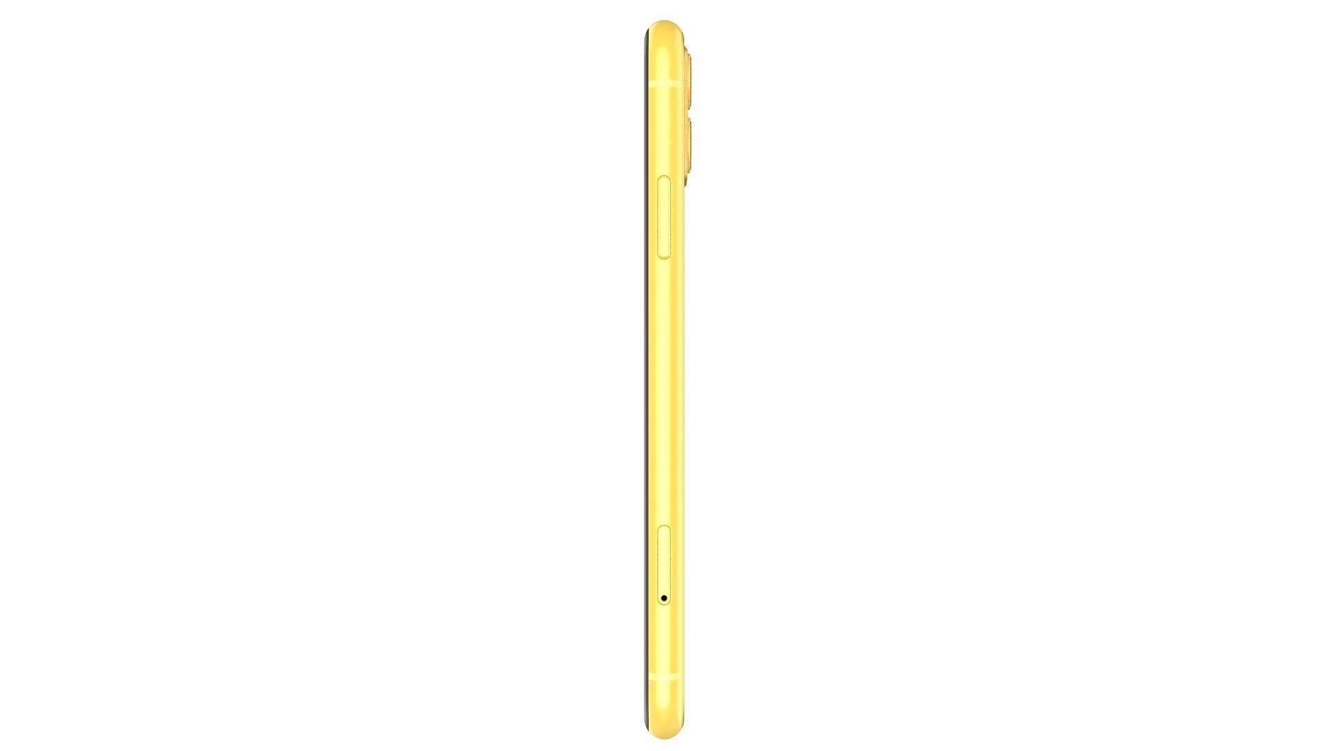 Apple iPhone 11 Yellow 3D model | CGTrader
