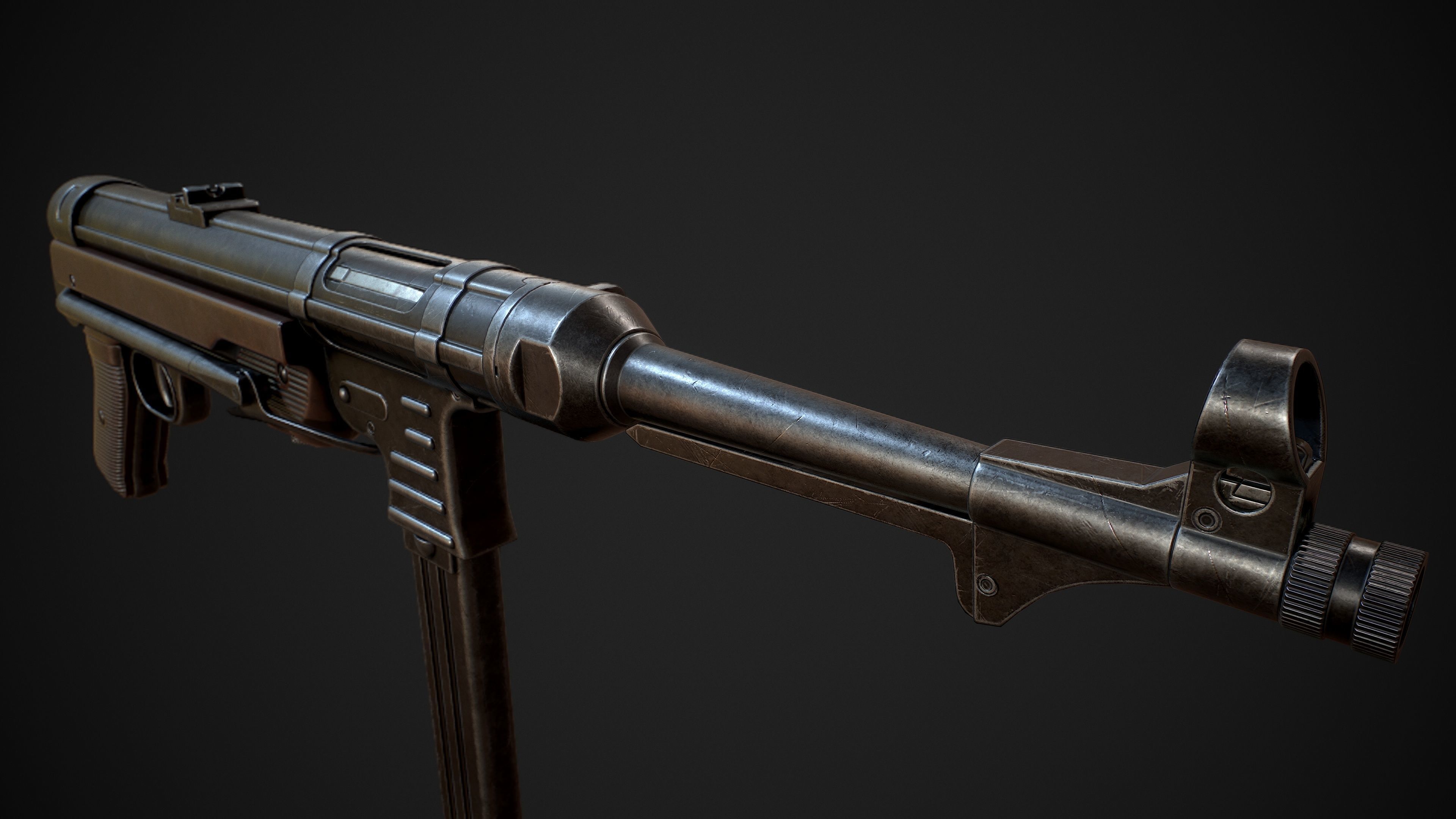 3D model MP 40 VR / AR / low-poly | CGTrader