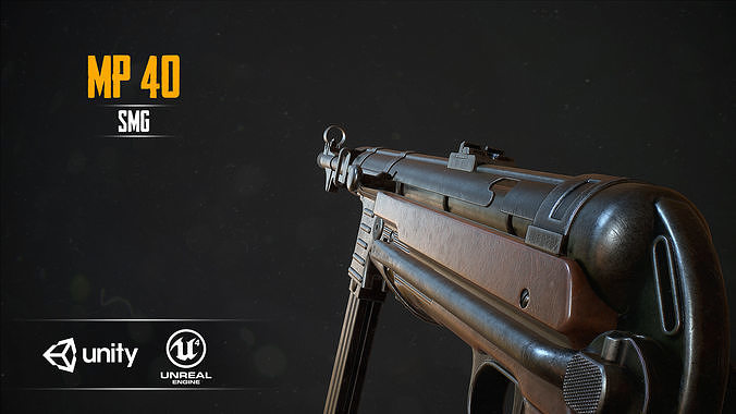 3D model MP 40 VR / AR / low-poly | CGTrader