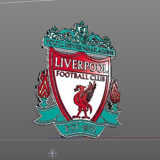 3D model Liverpool FC Football Club 3D Logo VR / AR / low-poly | CGTrader