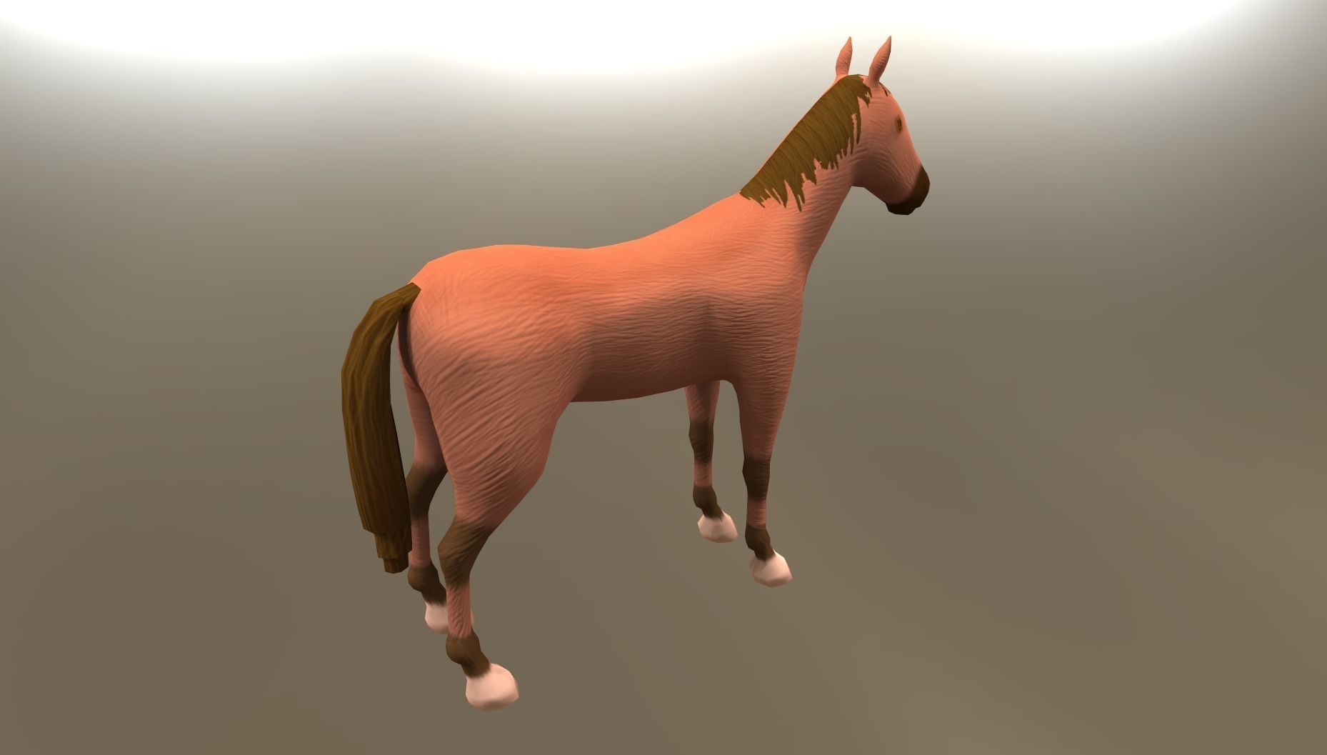 3D model Horse bay rigging VR / AR / low-poly | CGTrader