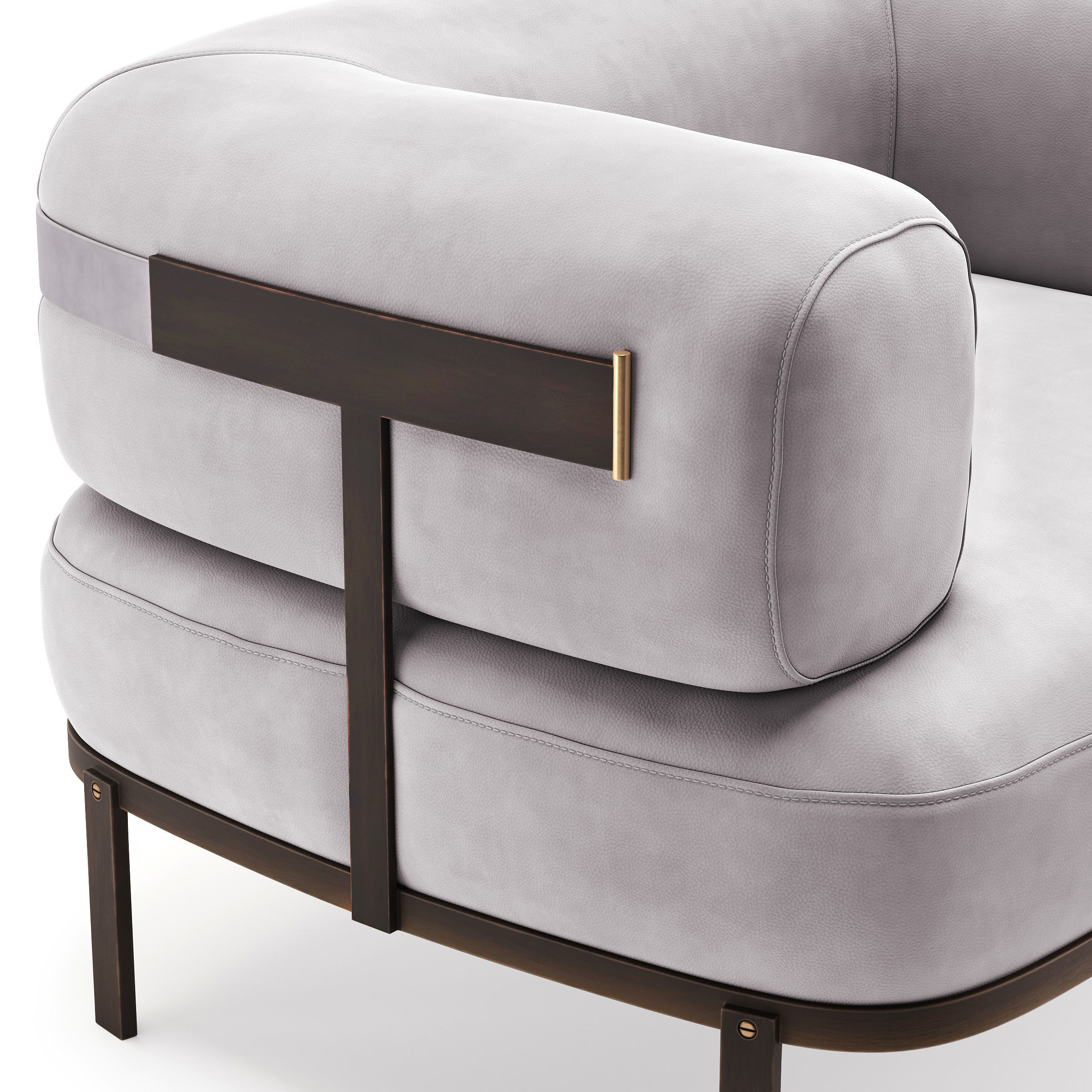 Baxter Belt armchair 3D model | CGTrader