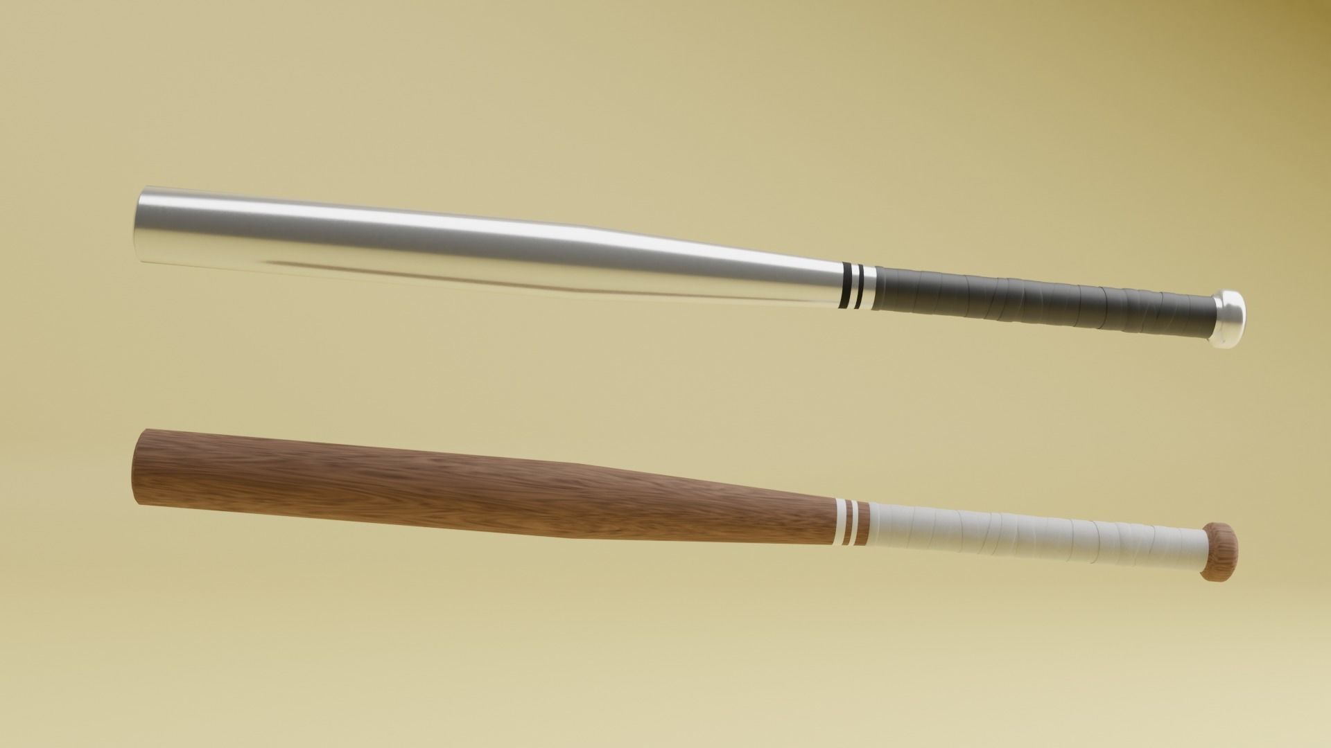 Baseball bats free 3D model | CGTrader