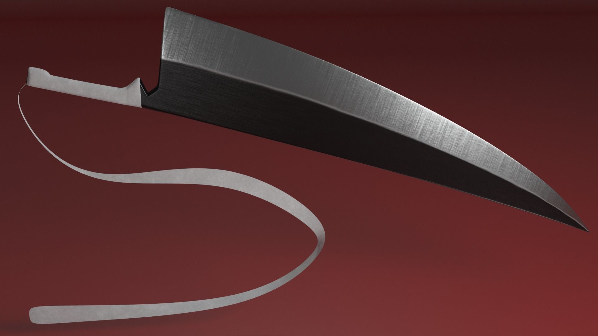 Zangetsu bleach sword 3D model | CGTrader
