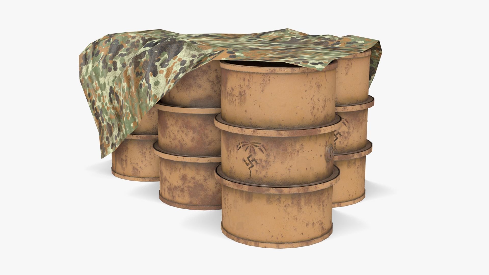 3D model WW2 Water Storage Assets 01 VR / AR / low-poly | CGTrader