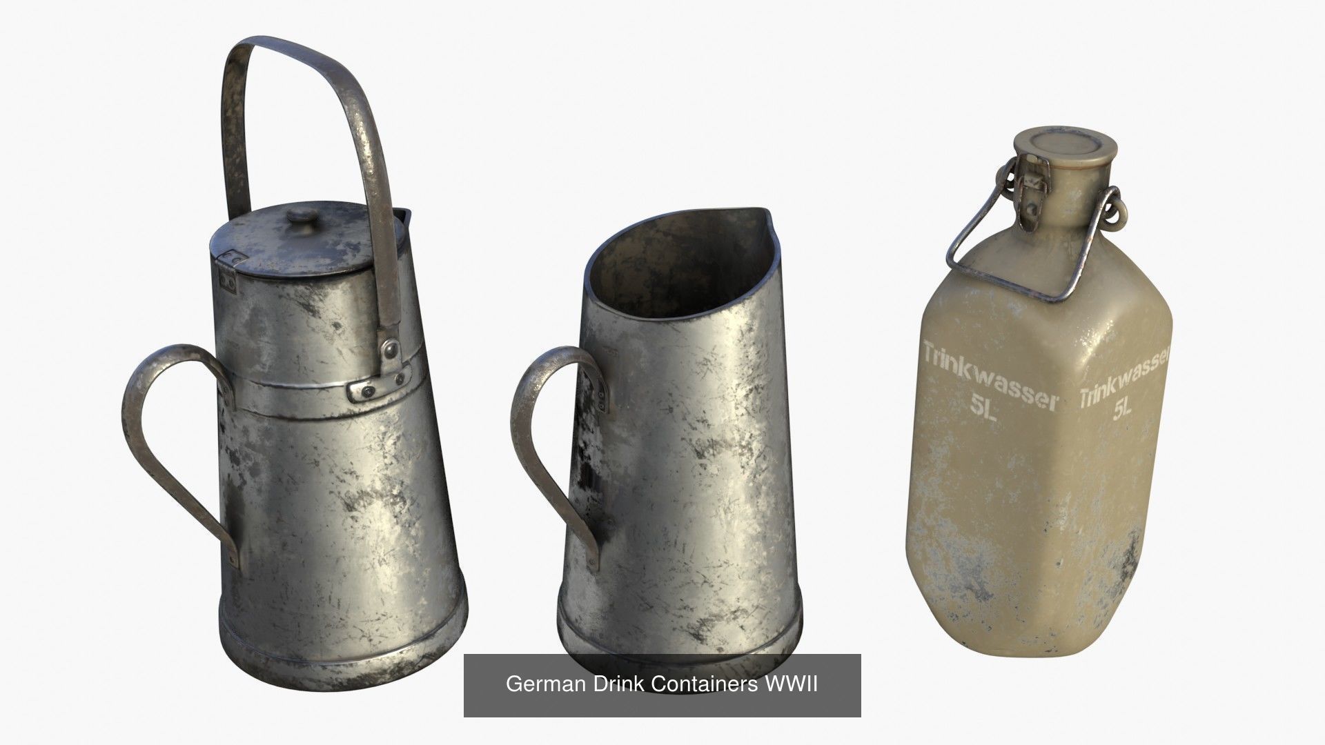 WW2 Liquid Storage Assets Collection | CGTrader